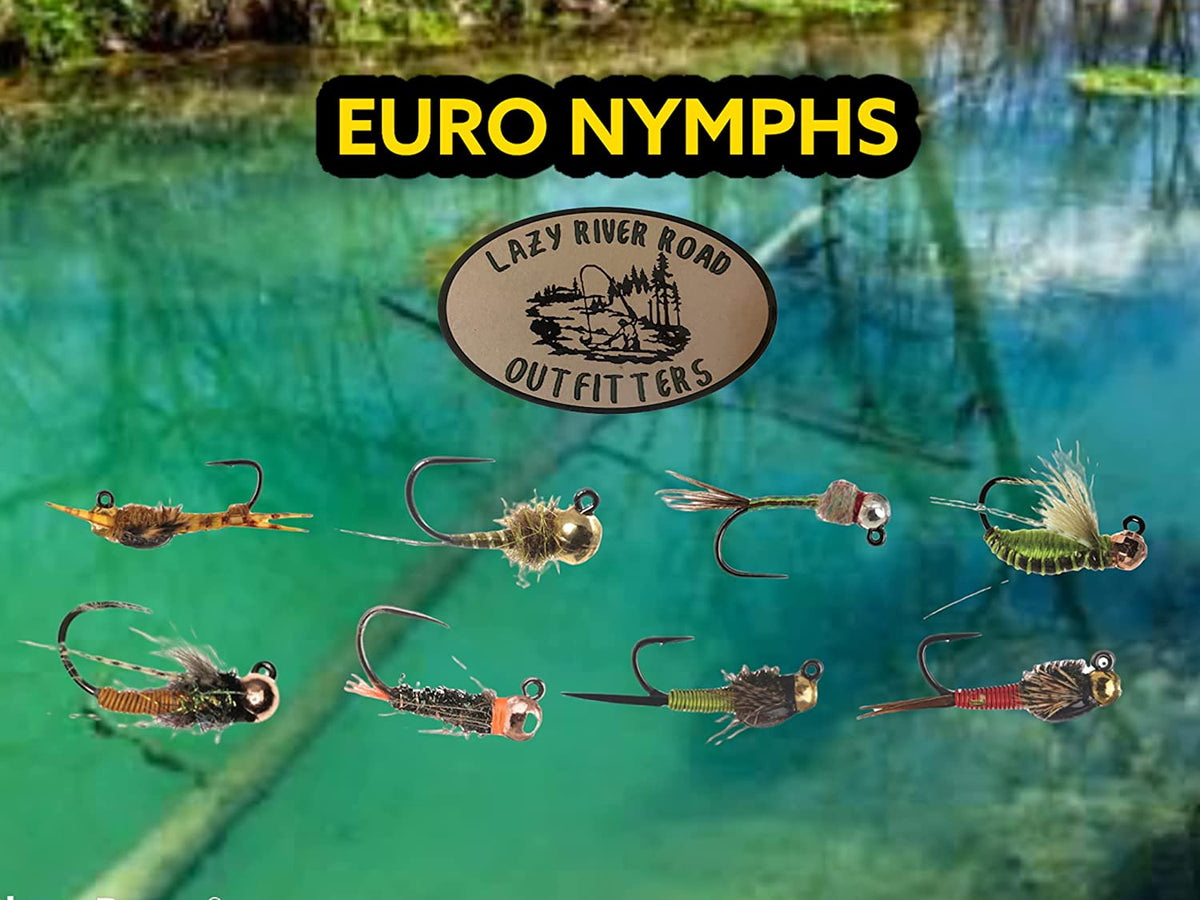 32 TUNGTEN JIGGED EURO NYMPHS – Lazy river road outfitters